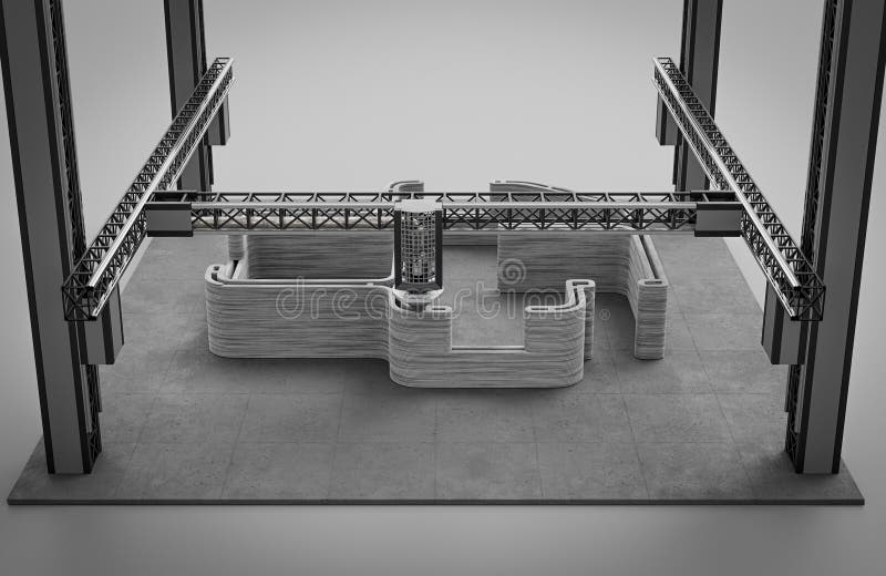 3d Printing Single-family House with Concrete. New Technology House ...