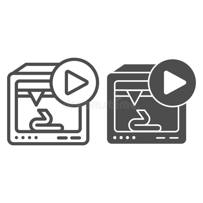 3d Printing Start Line Icon. Start Printer Button Vector Illustration ...