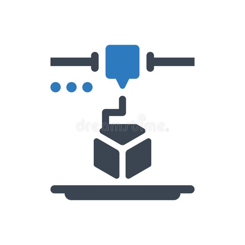 3d Printing Technology Icon Stock Vector - Illustration of product ...
