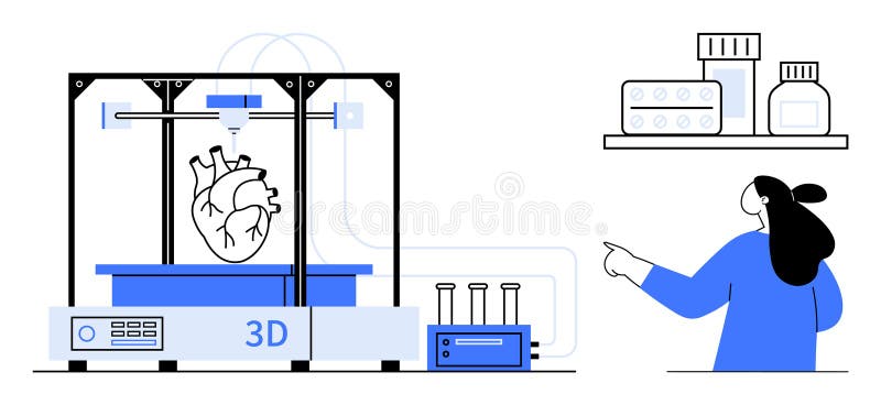 3D Printing Technology for Medical Innovations Featuring Heart ...