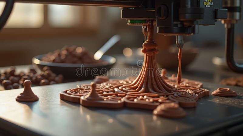 3D Printing Technology is Used To Create Detailed Chocolate Designs in ...