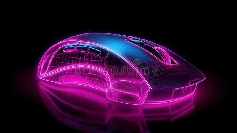 3D Projection of a Computer Mouse, Ergonomic Design and Clickable Buttons for Seamless ...