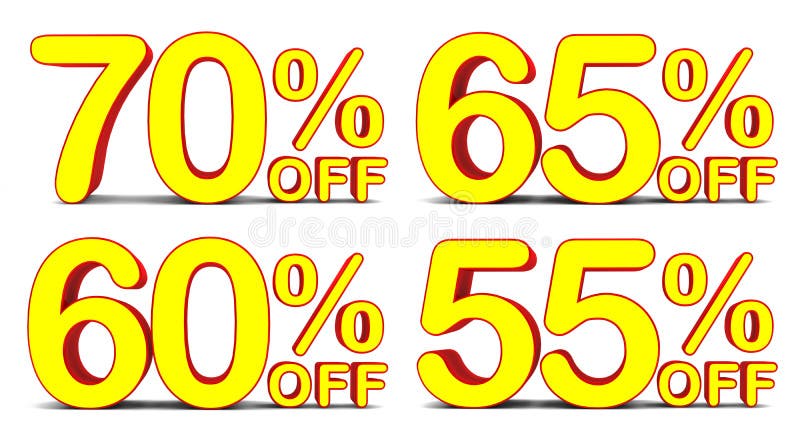 3D Promo badges stock illustration. Illustration of marketing - 36750205