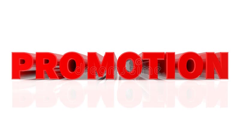 Promotion word cloud stock illustration. Illustration of leadership ...