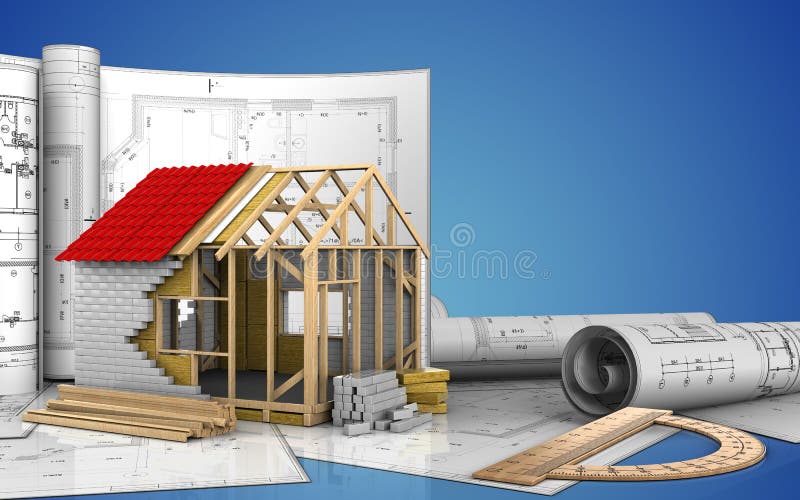 3d protractor stock illustration. Illustration of development - 98407762