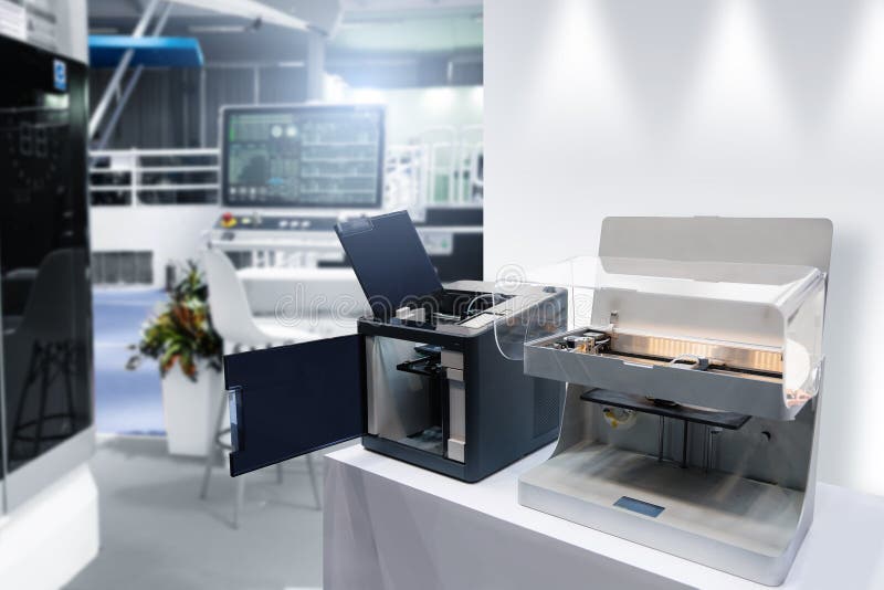 3D Ptinters in the Laboratory. 3D Printing Technology Stock Image ...