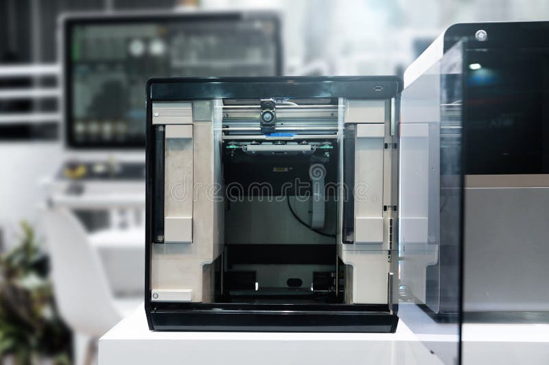 3D Ptinters in the Laboratory. 3D Printing Technology Stock Image ...