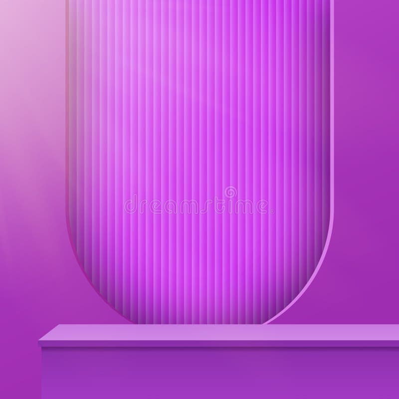 3d Purple Color Podium and Minimal Purple Color Wall Scene. 3d Podium ...