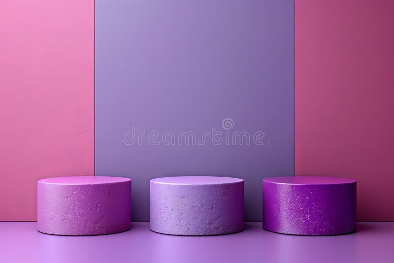3d Purple Podium Stand for Product Display Visualization and ...