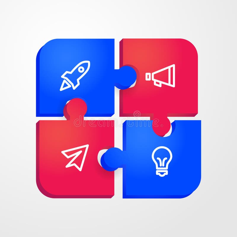 3d Puzzle Infographic Stock Illustrations – 970 3d Puzzle Infographic ...