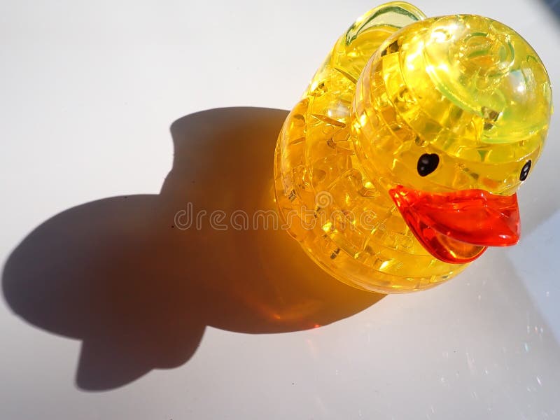 3d Puzzle of Rubber Duck, Yellow (ernie S Rubber Duckie) Stock Image ...