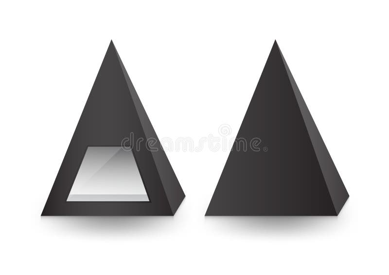 3d Pyramid Package, Box, Product Design,Vector Illustration. Stock ...