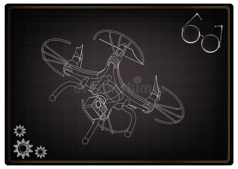 Quadcopter Model Stock Illustrations – 988 Quadcopter Model Stock ...
