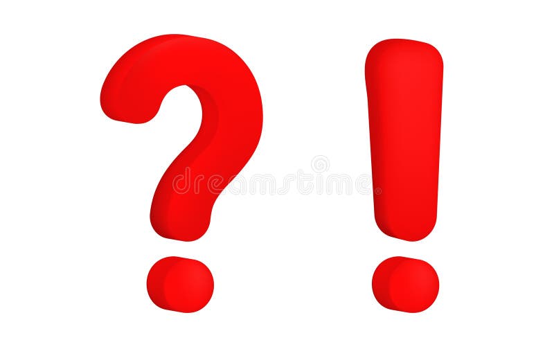 3D Question and Answer Mark Icon Stock Vector - Illustration of sign ...