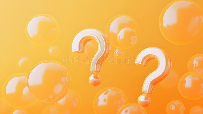 3D Question Answer & Problem Icon for Creative Solutions in Business ...