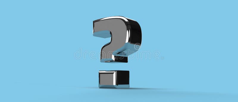 3d Question Mark with Empty Space for Your Text and Image Stock ...