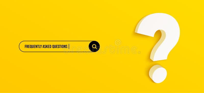 Question Mark Template for Help and Support Page Stock Vector ...
