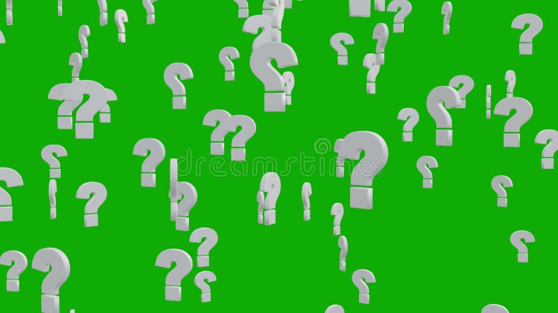 Question Mark Popping Time Remap Animation Blue Gradient Background ...
