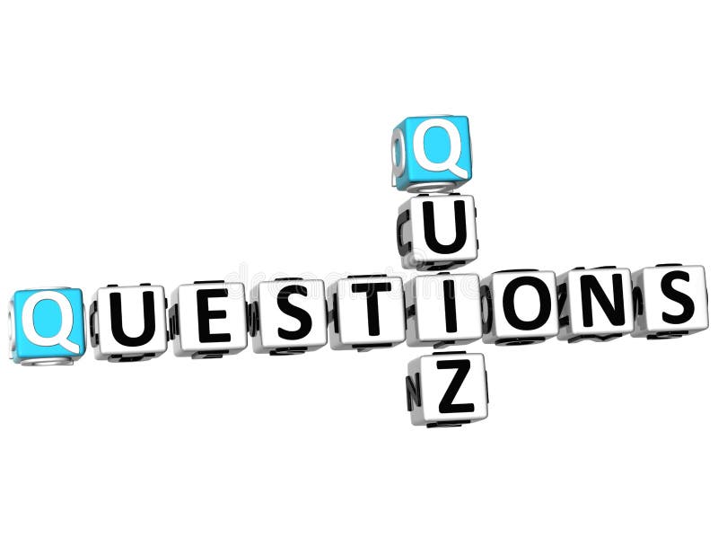 3D Question Word How on White Background Stock Illustration ...