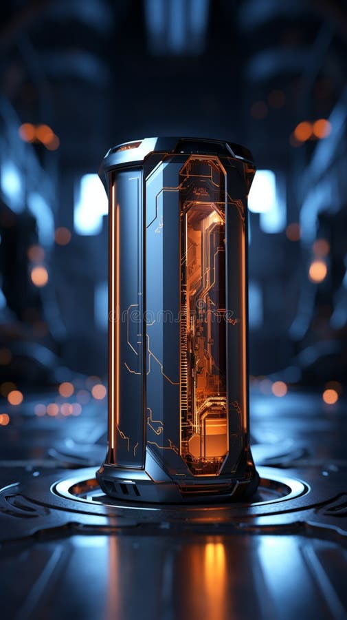 3D Quick Charge Battery Meets Futuristic Tech Backdrop in Stunning 3D ...