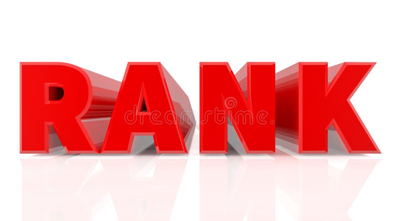 RANK word cloud stock illustration. Illustration of experience - 200039181