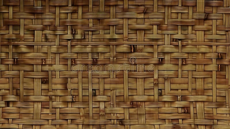 2D Rattan Texture Pattern, Ai Generated Stock Illustration ...