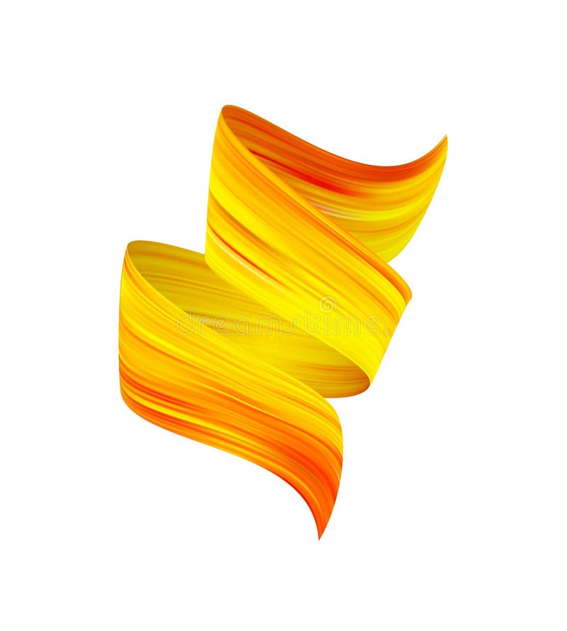3d Realistic Colorful Brush Stroke Paint. Wave Liquid Shape Stock ... 3d Realistic Colorful Brush Stroke Paint. Wave Liquid Shape Stock ...
