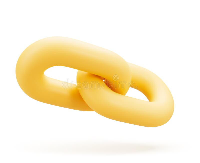3d Realistic Chain or Link Icon Vector Illustration Stock Vector ...