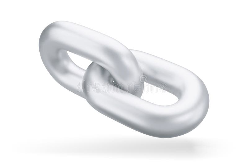 3d Realistic Chain or Link Icon Vector Illustration Stock Vector ...