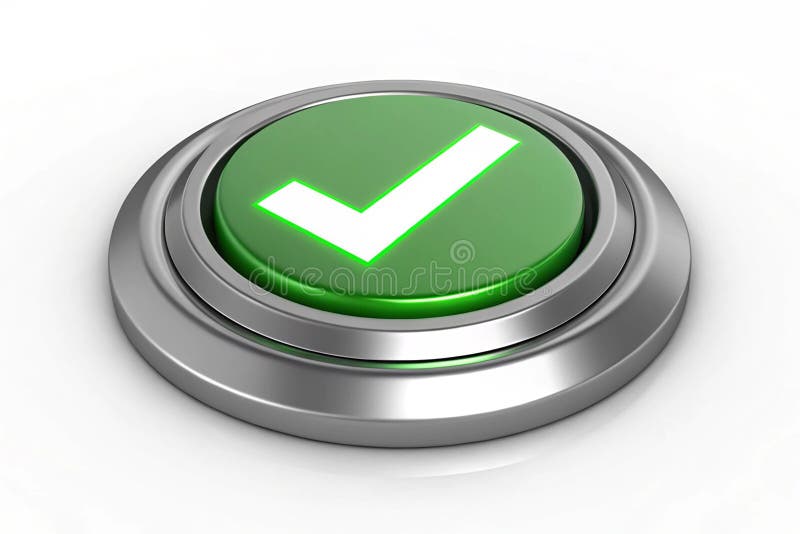 Green Tick Checkmark Icon for Checkbox Marker Symbol Stock Illustration ...