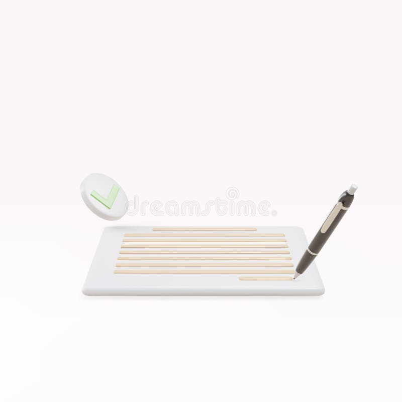 3d Realistic Copywriting, Writing Icon. Creative Writing and ...