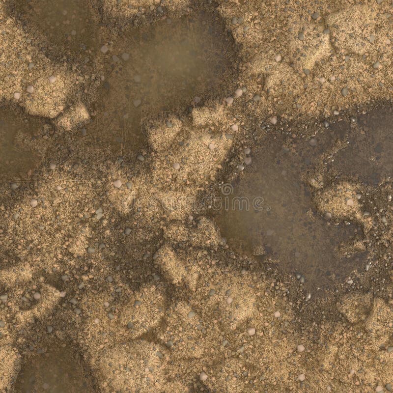 Realistic Ground Texture Seamless Stock Image - Image of seamless, soil ...