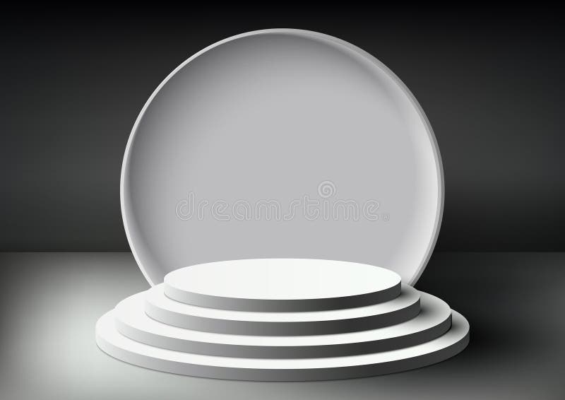 3D Realistic Black and Gold Marble Podium with Gold Leaves Stock ...