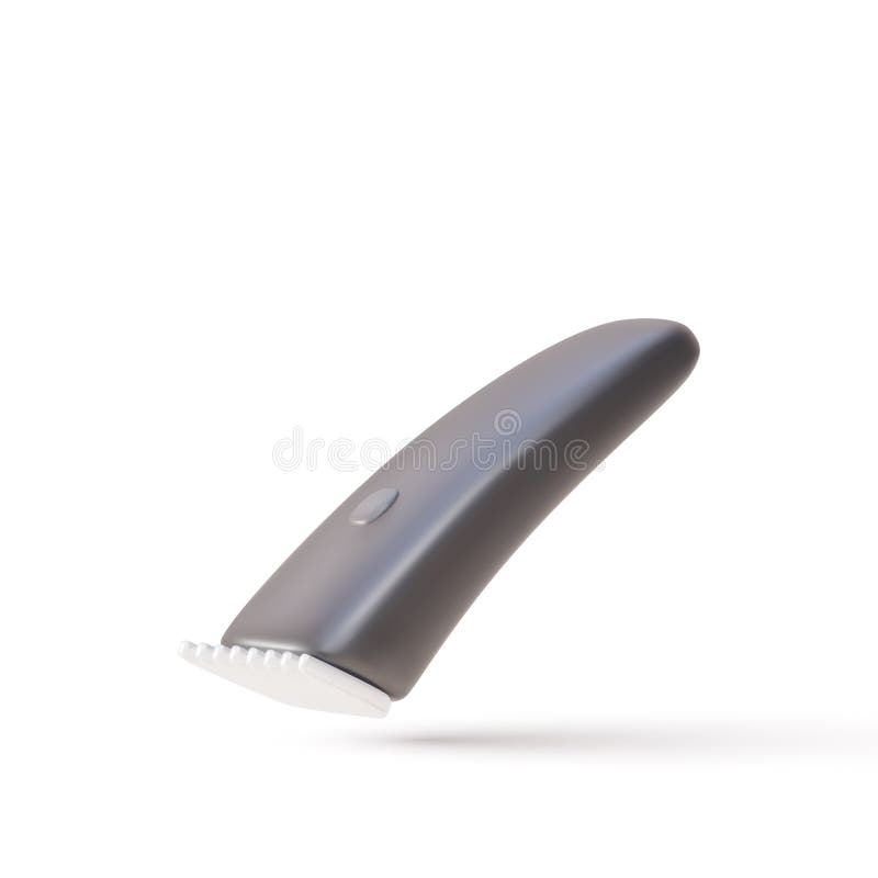 3d Realistic Flying Electric Hair Clipper. Vector Illustration Stock ...