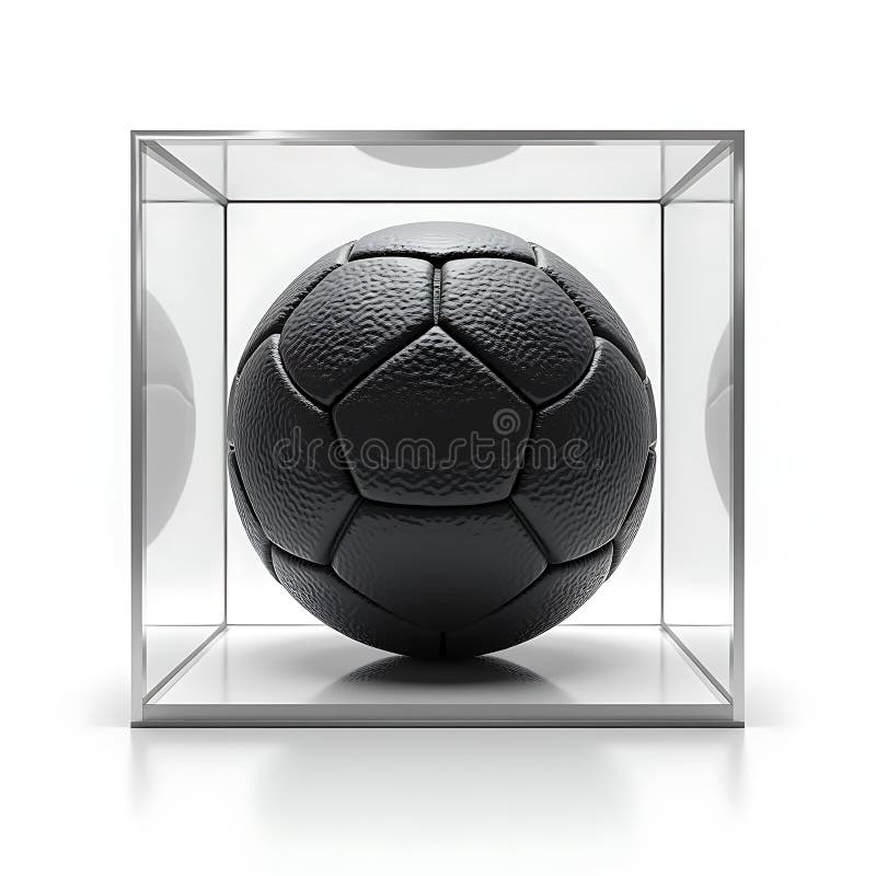 3D Realistic Football with Textured Surface Stock Illustration ...