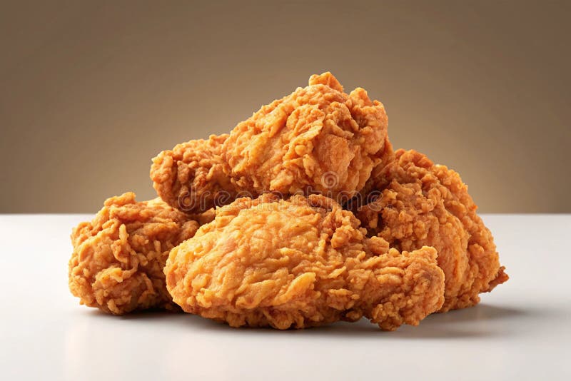 3d Realistic Fried Chicken Illustration Stock Illustration ...