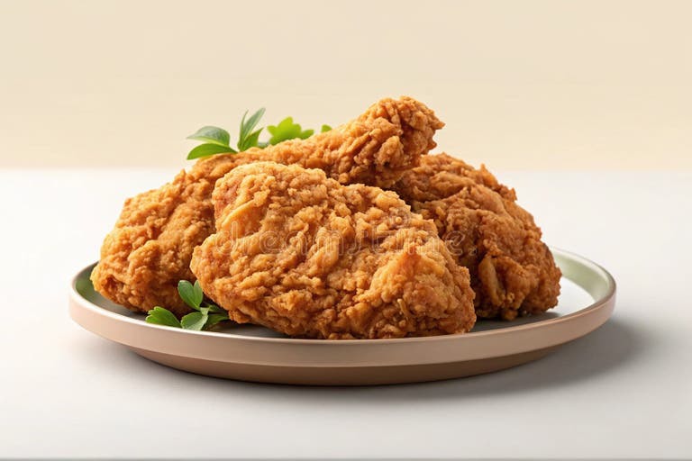 3d Realistic Fried Chicken Illustration Stock Illustration ...
