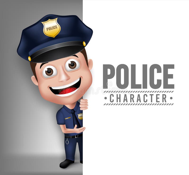 Friendly Cartoon Security Guard Character Stock Illustrations – 679 ...