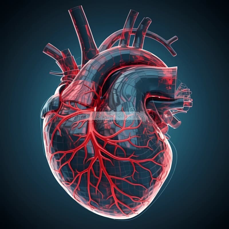 3d Realistic Human Heart_Anatomically Correct Heart. Generative Ai ...