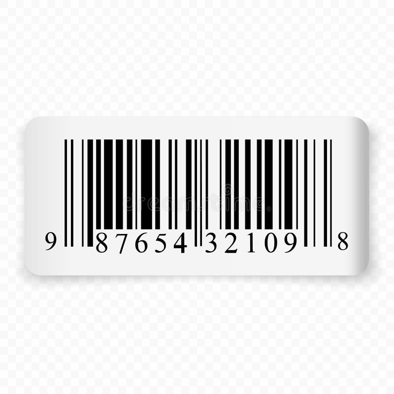 3d Realistic Label with Barcode for Your Design Stock Vector ...