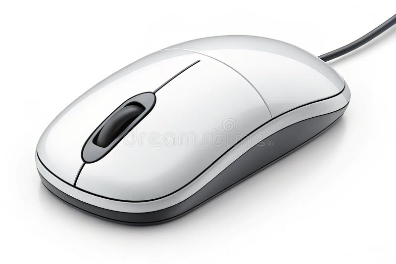 3d Realistic Mouse Cursor Illustration Stock Illustration ...