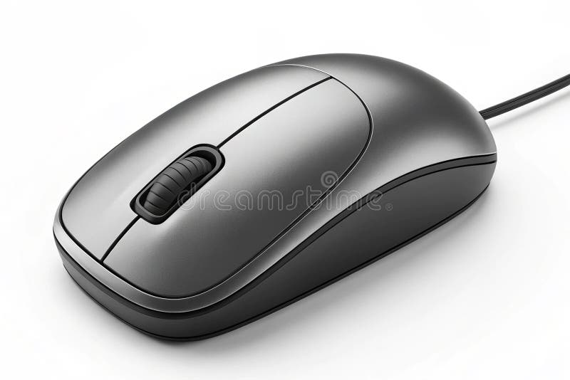3d Realistic Mouse Cursor Illustration Stock Illustration ...