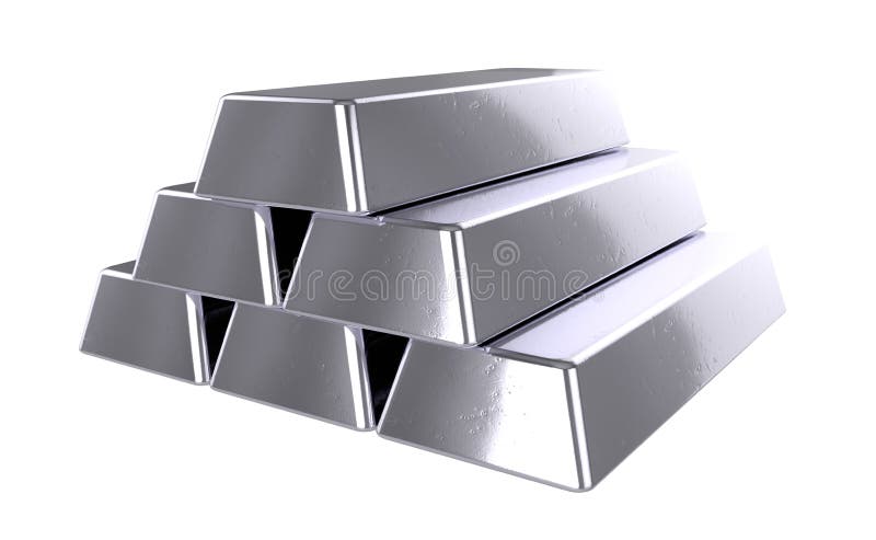 Stack Of Silver Bars