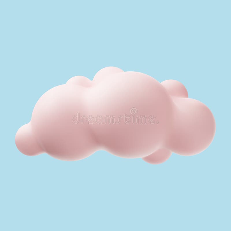 3d realistic simple clouds stock vector. Illustration of cloudy - 239698776