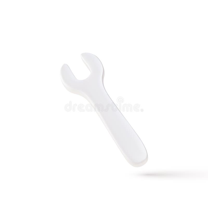 3d Realistic Simple with Wrench. Vector Illustration Stock Vector ...