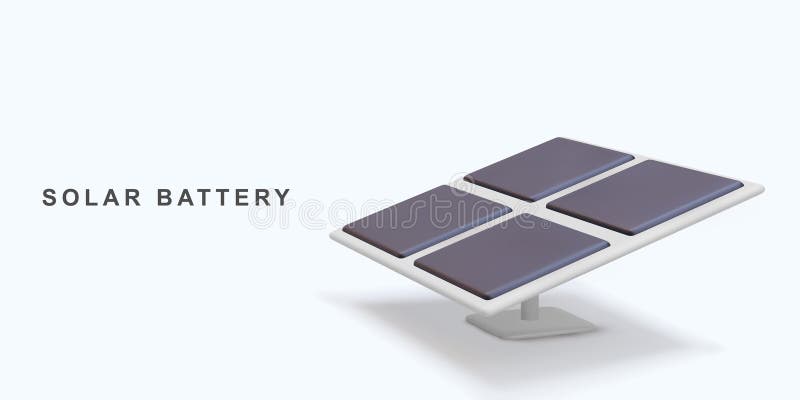 3d Realistic Solar Panel Energy. Green Energy. Clean Energy. Vector ...