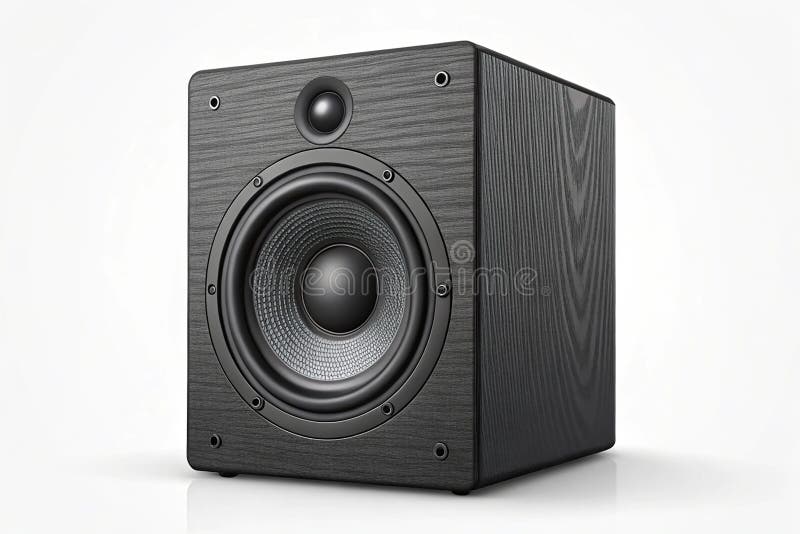 3d Realistic Sound Speaker Icon Illustration Stock Illustration ...