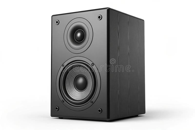 3d Realistic Sound Speaker Icon Illustration Stock Illustration ...