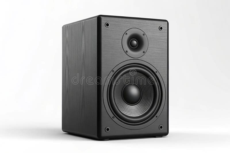 3d Realistic Sound Speaker Icon Illustration Stock Illustration ...