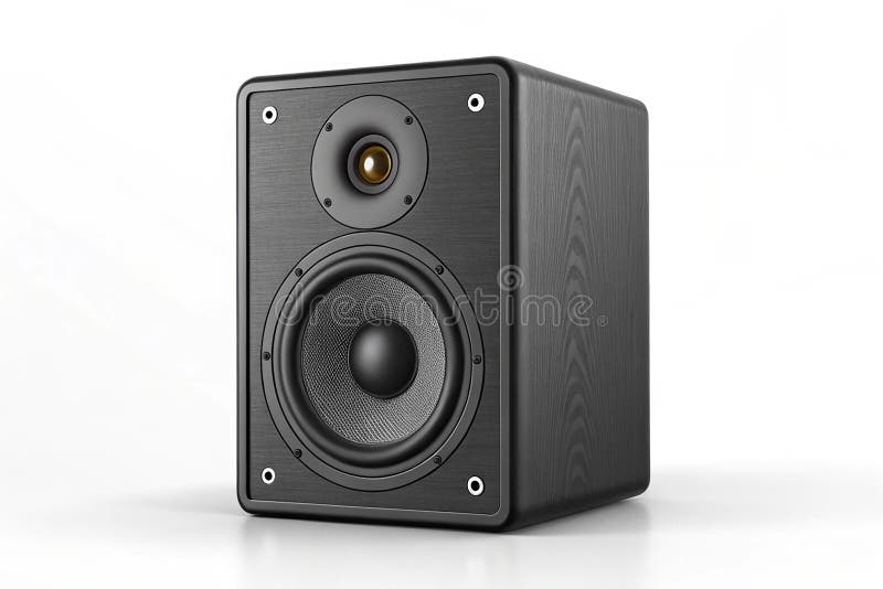 3d Realistic Sound Speaker Icon Illustration Stock Illustration ...